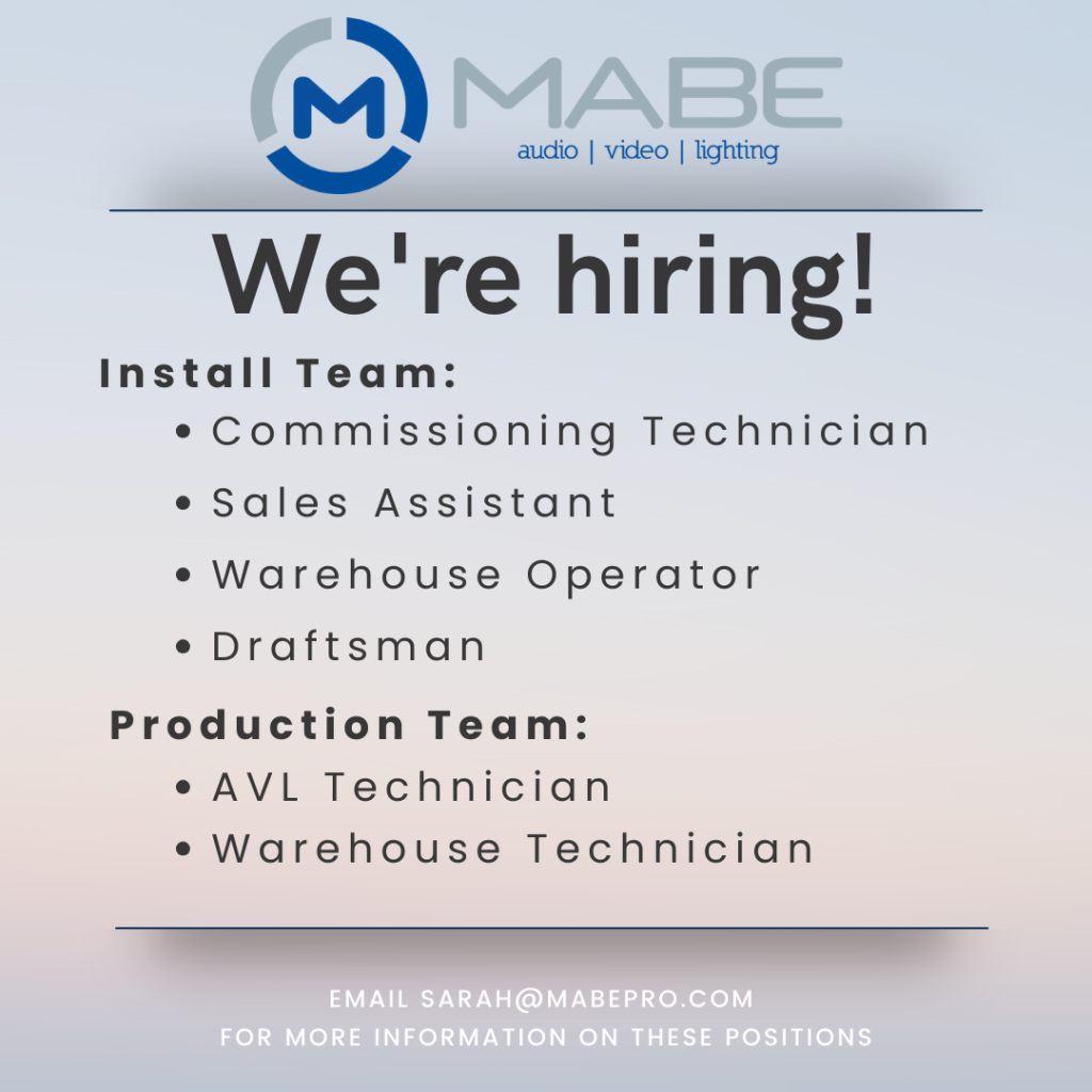 Come join our team! - MABE